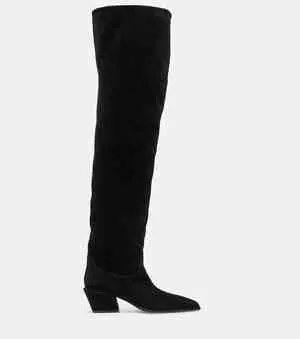 Paris Texas Bettina Over-the-knee Suede Boots