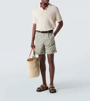 Sunspel Waffle-knit Cotton Polo Shirt