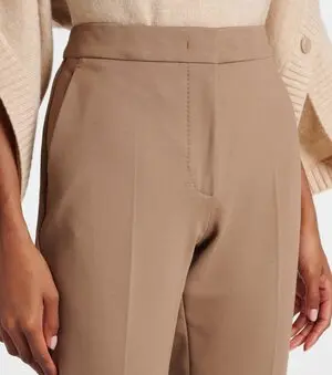 Max Mara Pegno Cropped Jersey Pants