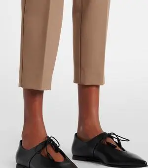 Max Mara Pegno Cropped Jersey Pants