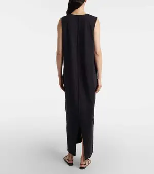 Khaite Hal Cotton Maxi Dress