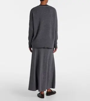 LISA YANG Mila Cashmere Sweater - Grey