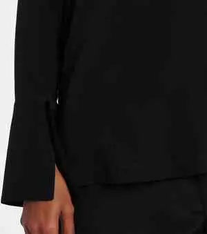 Max Mara Dover Silk-blend Cady Blouse