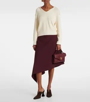 Bottega Veneta Knot Lock Intrecciato Leather Top-handle Bag