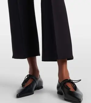 Max Mara Teismo Jersey Cropped Pants