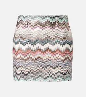 Missoni Zigzag Viscose Miniskirt