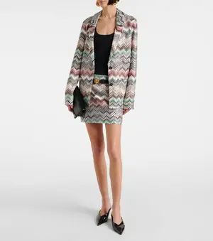 Missoni Zigzag Viscose Miniskirt
