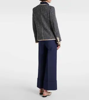 Valentino Garavani Wool And Cotton-blend Boucle Jacket