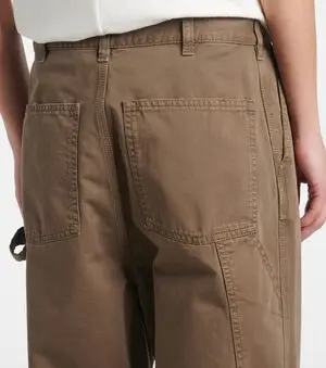 THE ROW Sharka Wide-leg Cotton Gabardine Pants - Brown