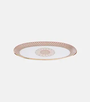 La DoubleJ Odysseus Porcelain Platter - Multicoloured