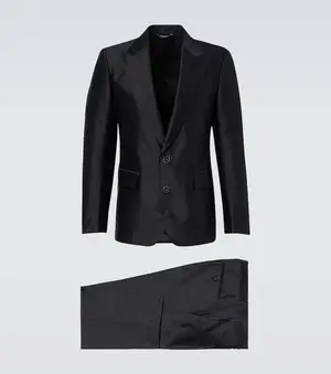 Dolce & Gabbana Silk Twill Suit - Black