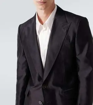 Dolce & Gabbana Silk Twill Suit - Black