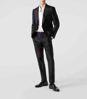 Dolce & Gabbana Silk Twill Suit - Black