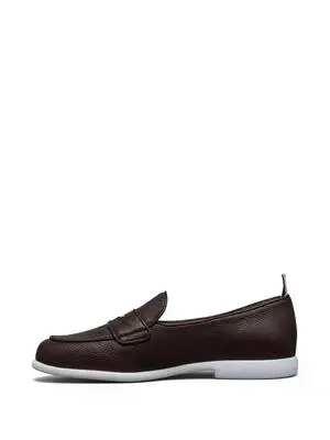 Thom Browne Varsity Penny Loafers - Brown