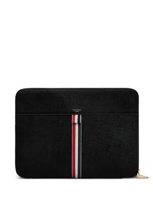 Thom Browne Leather Cardholder - Black