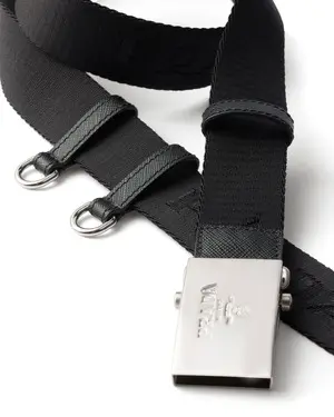 Prada Cotton Tape Belt - Black