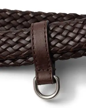 Prada Narrow Leather Belt