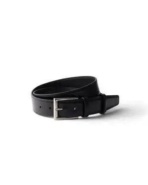 Prada Leather Belt - Black