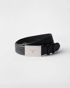 Prada Saffiano Leather Belt