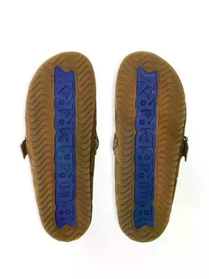 Burberry Urchin Slides - Brown