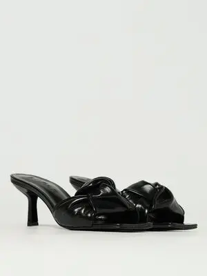 By Far Heeled Sandals - Black