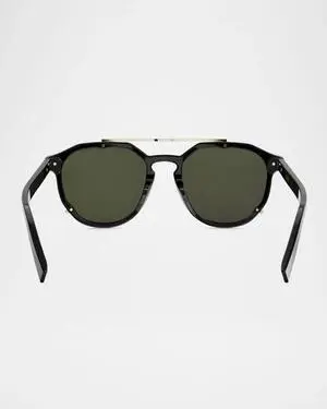 Dior Round Acetate Sunglasses - Sblkgrn
