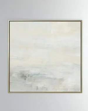 BENSON-COBB STUDIOS Haven No. 3" Hand-embellished Giclee On Canvas Carol Benson-cobb - Blue/gray