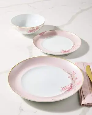 Neiman Marcus Laura 12-piece Dinnerware Set - Pink