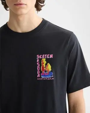 Scotch & Soda Apos;s Graphic Crewneck T-shirt - Meteorite