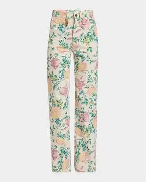Floral Jeans For Women