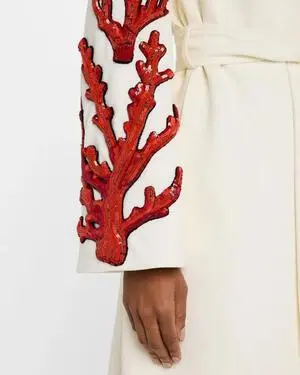 Libertine Vienna Wrap Coat - Ivory