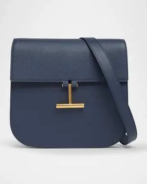 Navy Leather Cross Body Bags