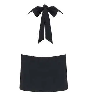 Federica Tosi Crêpe Top With Tie-back Straps