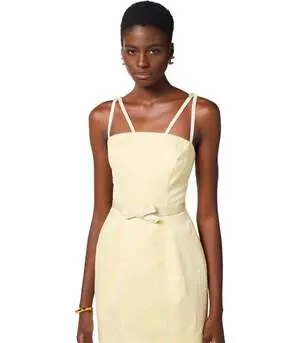 Elisabetta Franchi Jacquard Mini Dress With Belt