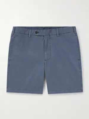 Sid Mashburn Straight-leg Cotton-twill Shorts