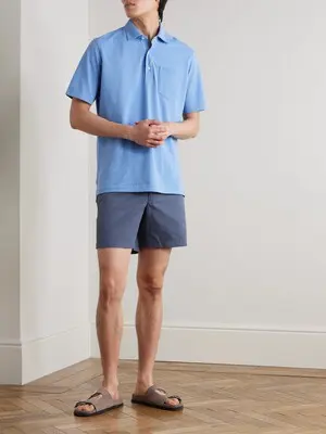 Sid Mashburn Straight-leg Cotton-twill Shorts