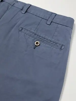 Sid Mashburn Straight-leg Cotton-twill Shorts