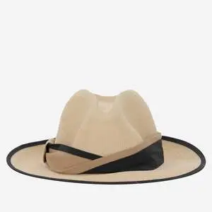 ALEXIA ALVAREZ DE TOLEDO Oval Straw Hat - Red