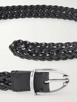 TOM FORD 2.5cm Woven Leather Belt