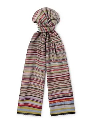 Paul Smith Trimmed Scarves For Men