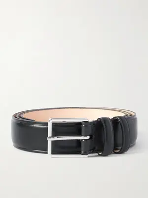 Paul Smith 3cm Glossed-leather Belt - Black