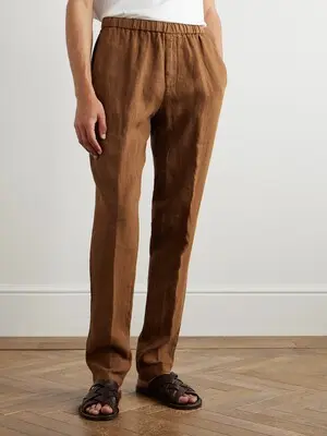 Boglioli Tapered Linen Trousers