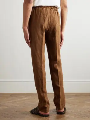Boglioli Tapered Linen Trousers