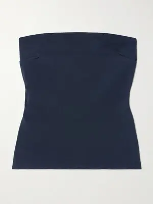 ESSE STUDIOS Illi Strapless Knitted Top - Blue