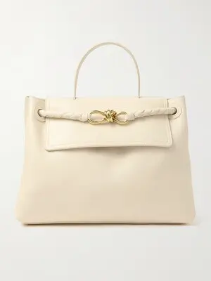 Bottega Veneta Ciao Ciao Medium Intrecciato Leather Tote - Neutrals