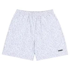 PLEASURES Leopard Print Active Shorts - White