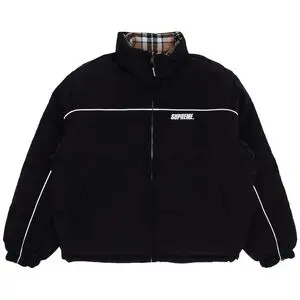 Supreme Reversible Puffer Jacket - Black