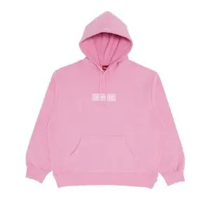 Supreme Box Logo Hooded Sweatshirt - Pink