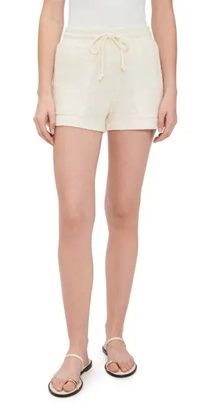 Z Supply Textured Knit Drawstring Shorts