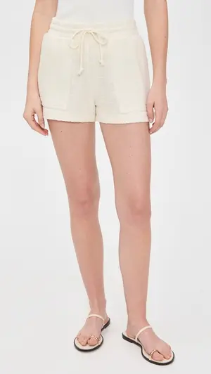 Z Supply Textured Knit Drawstring Shorts